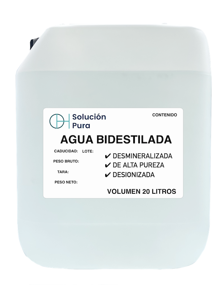 Agua Bi-destilada 20 Litros | WEB | REGALCOM