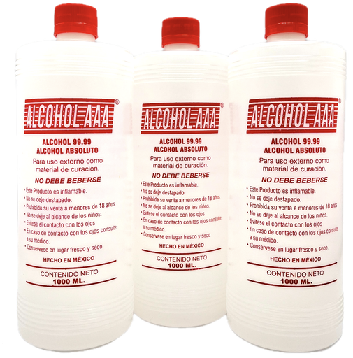 Alcohol absoluto 99.99º ALC envase 1L | WEB | REGALCOM