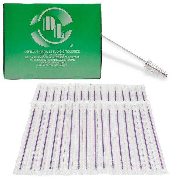 Cepillo para estudio citológico, cerdas suaves, estéril. Pieza | WEB ...
