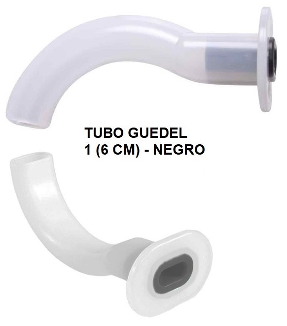 Cánulas Orofaríngeas De Guedel Negra Tamaño 1 Longitud 60 mm. Pieza ...